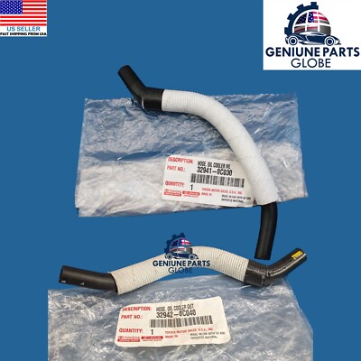 2007-2019 Toyota Sequoia Tundra 5.7L OEM ATM Inlet & Outlet Oil Cooler ...