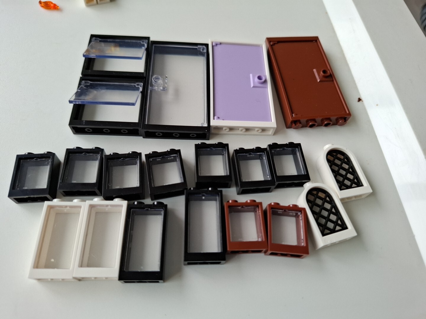 Lego Windows and Doors Some opening windows All with glass | eBay