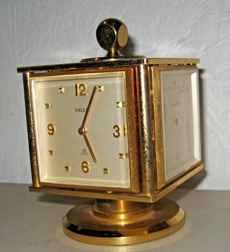 FINE IMHOF WEATHER STATION CLOCK BAROMETER HYGROMETER SWISS-SALEM ...