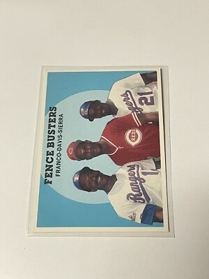 1989 Baseball Card Magazine #68 Fence Busters Franco/Davis/Sierra ...