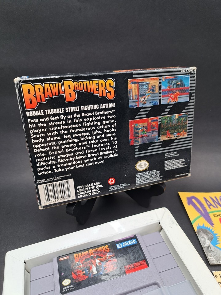 Brawl Brothers | Super Nintendo SNES | Complete | CIB | eBay