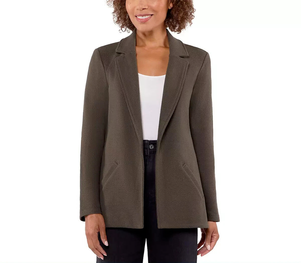 Matty M Ladies' Knit Boyfriend Blazer | eBay