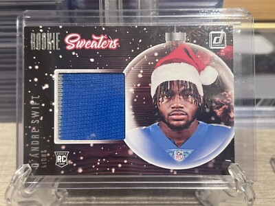 2020 Donruss D'Andre Swift Rookie Sweater Patch RC #SWD-DS Lions | eBay