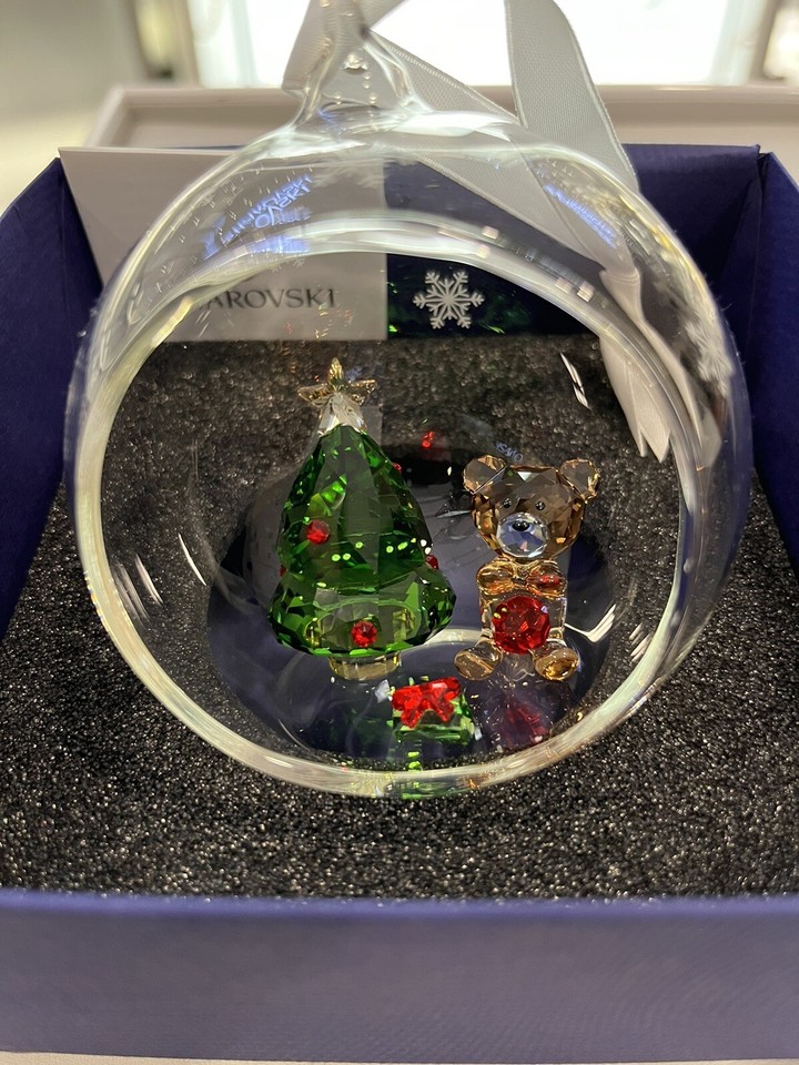 Swarovski Crystal BALL ORNAMENT, CHRISTMAS SCENE 5533942 | eBay