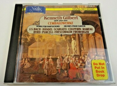 Kenneth Gilbert Cembalowerke Music CD Works Harpsichord Bach Handel ...