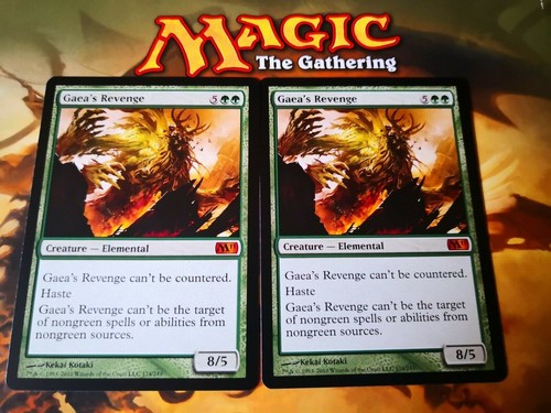 2x VENDETTA DI GEA - GAEA'S REVENGE - M11 - MTG MAGIC | eBay