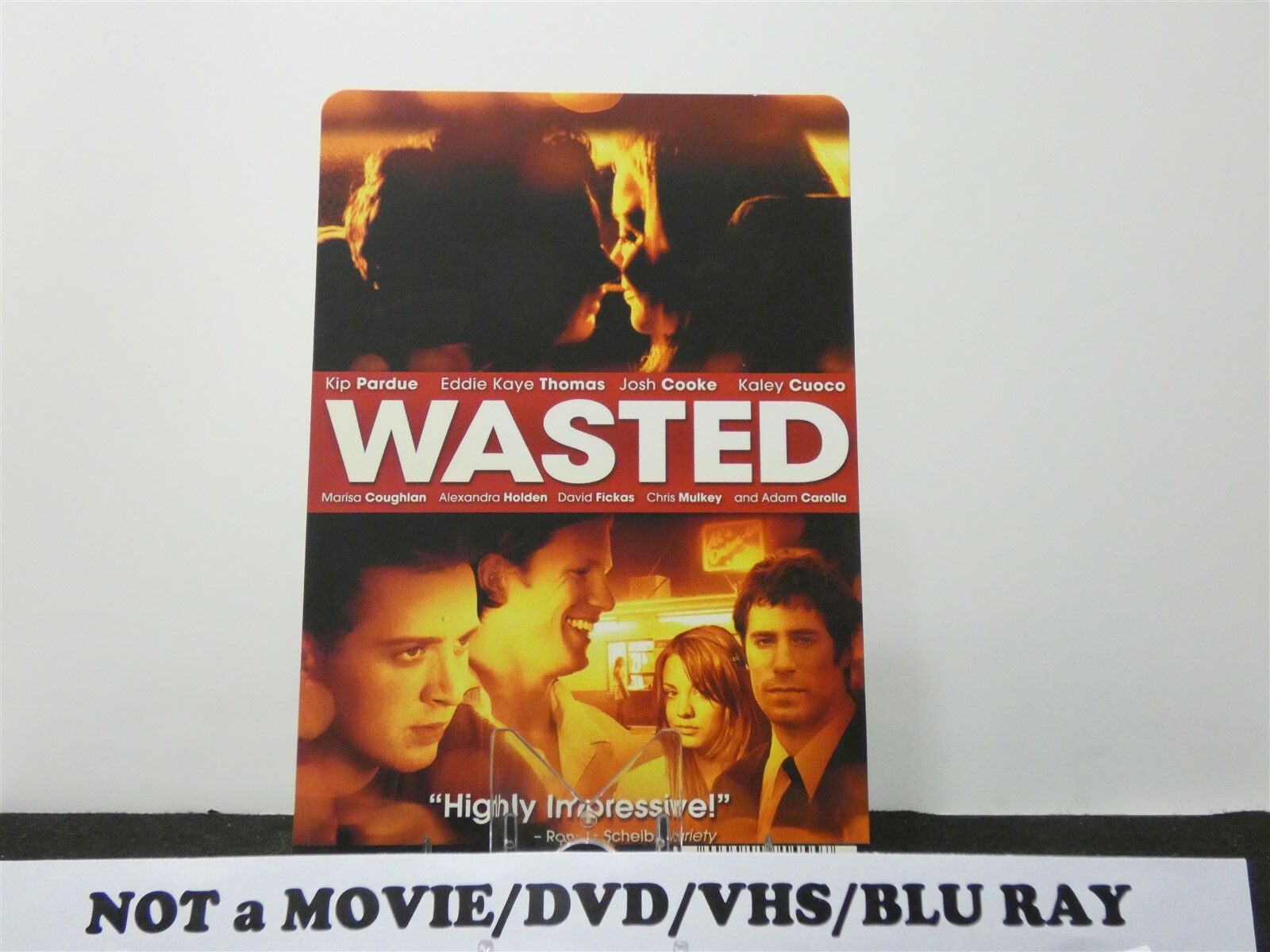 Wasted Backer Card NOT A MOVIE DVD Kip Pardue Kaley Cuoco Josh Cooke | eBay