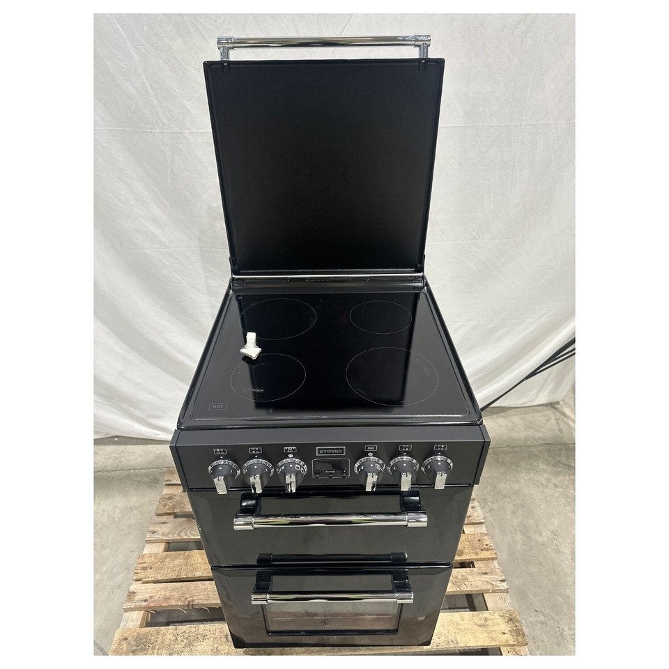 Stoves Mini Range Richmond 55cm Electric Ceramic Cooker Black 550E ...