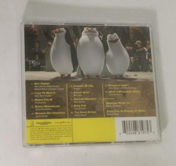 Madagascar (Original Soundtrack) by Hans Zimmer (CD, 2005, Geffen ...