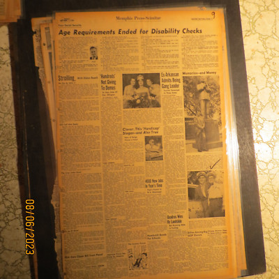 Danny Thomas St.Jude Children Hospital Newspaper AT HANDY STATUE & TAXI ...