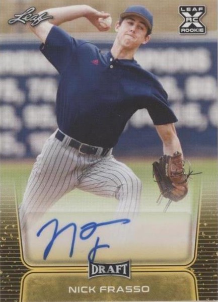 2020 Leaf Draft - Autographs Gold #BA-NF1 Nick Frasso (AU, RC) for sale ...
