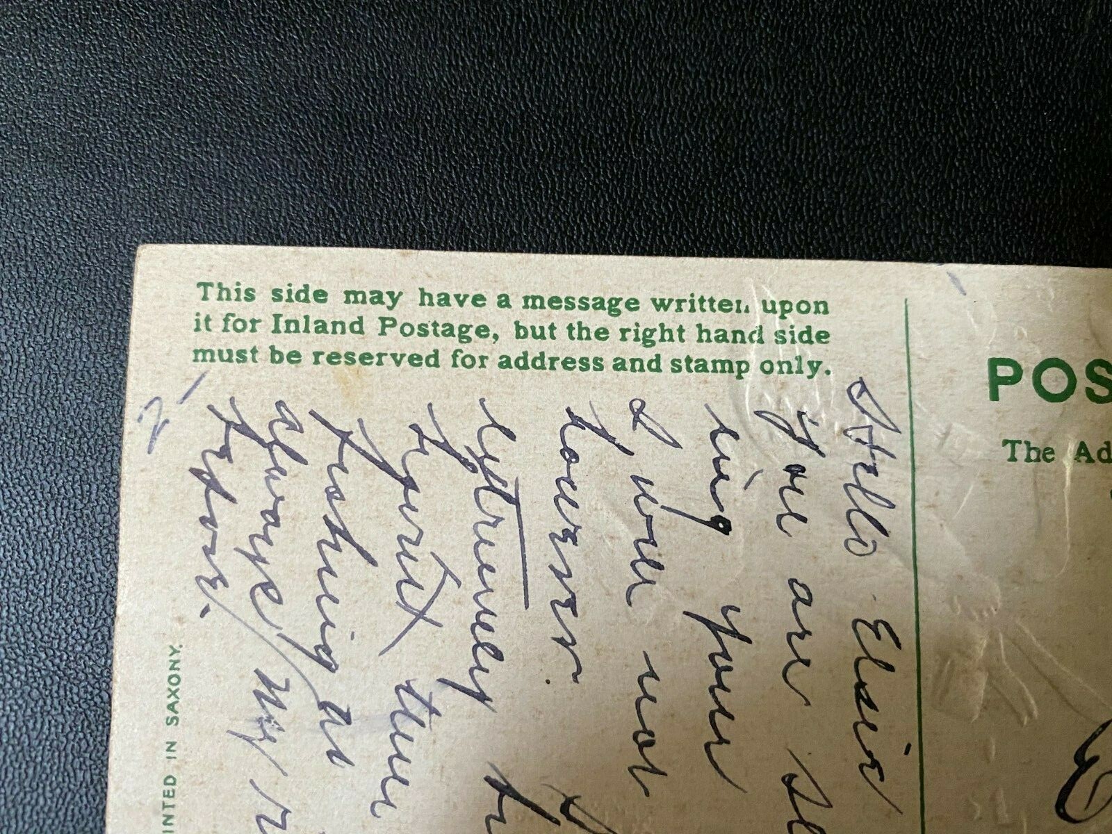 Vtg Cupid Whispered A Ring of Gold ~ Post Card ~ 1 Cent Stamp ...