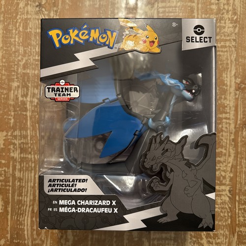 Pokemon Select Mega Charizard X 6" Action Figure EXCLUSIVE Trainer Team ...