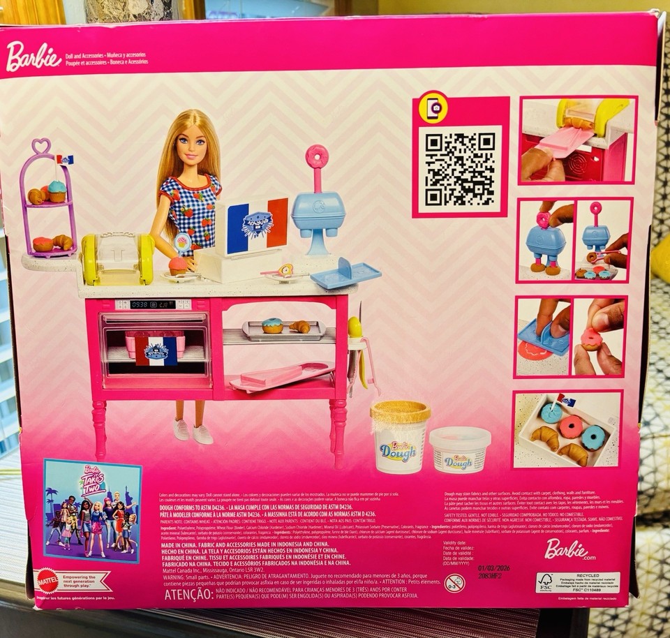 Barbie Doll Bake Shop & Cafe Playset | eBay