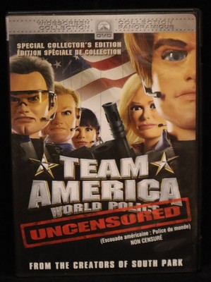 TEAM AMERICA: WORLD POLICE UNCENSORED Special Collector's Edition DVD ...