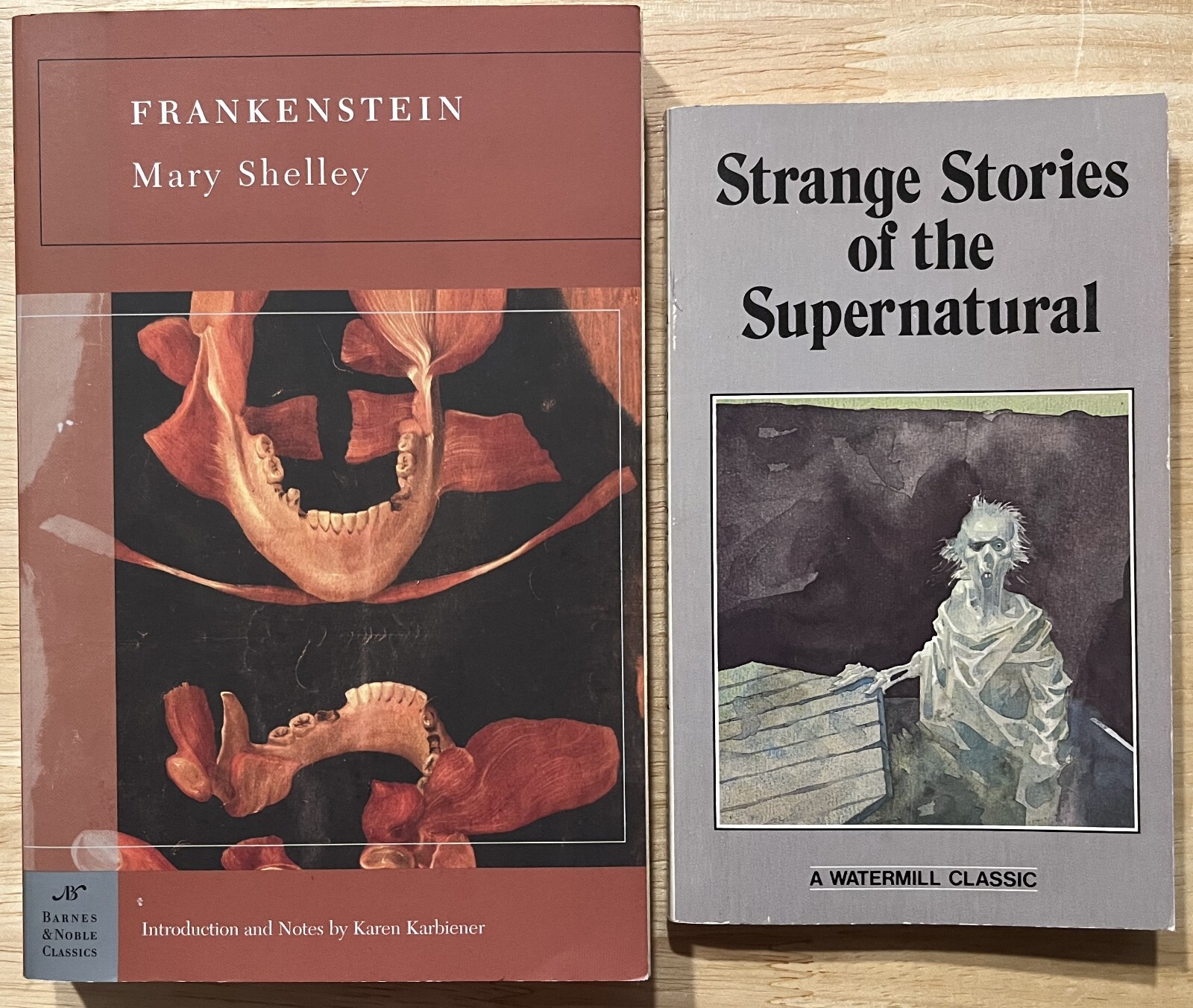 Lot of 2 Mary Shelley: Strange Stories of the Supernatural ...