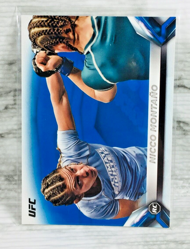 2018 Topps UFC Knockout - Nicco Montano #99 Blue /99 (RC) for sale ...