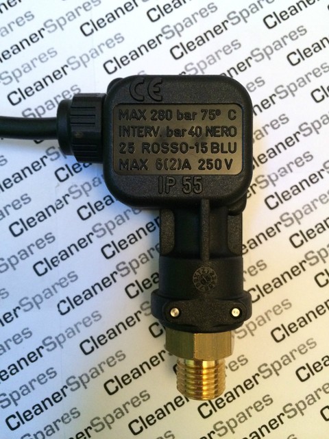Pa Pr5 40 Bar (black) Pressure Switch (pressure Washer Steam Cleaner ...