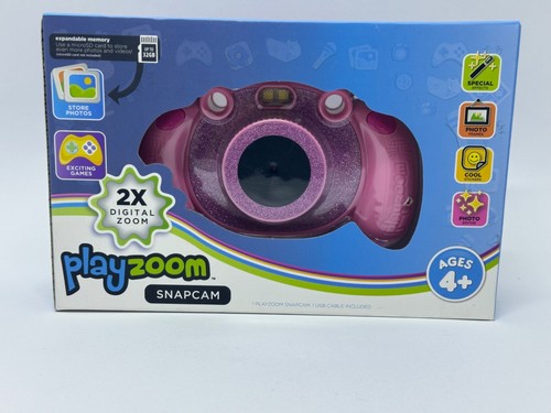 PlayZoom Snapcam - Pink Kids Digital Camera, Video, 2X Zoom PINK | eBay