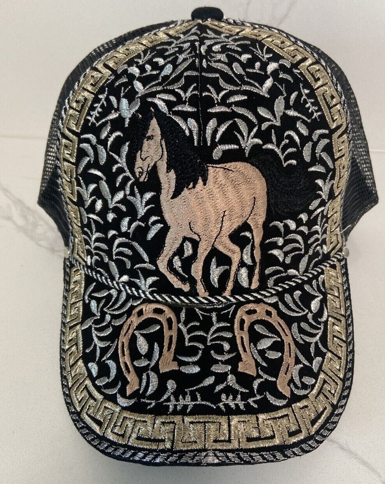 Silver Color Plated Hat Artisanal MeshBack Gris Gorra Artesanal ...