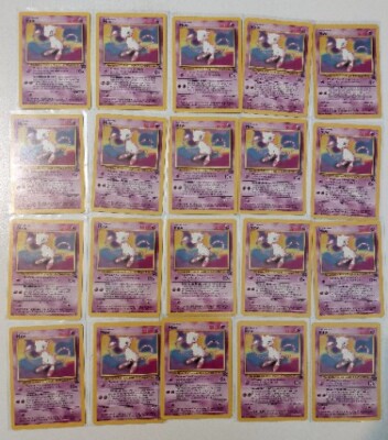 MEW #8 BLACK STAR PROMO 20 Card Lots Near Mint Vintage WOTC Td4 | eBay