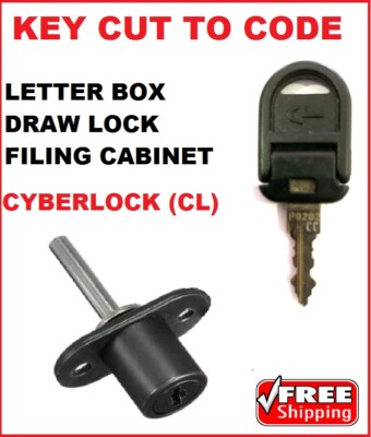 Cut To Key Code Number Furniture Desk Draw Pedestal Lock key Office ...