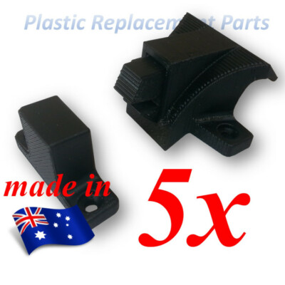 5 Viscount Millard caravan cupboard door or draw catch / latch BLACK ...