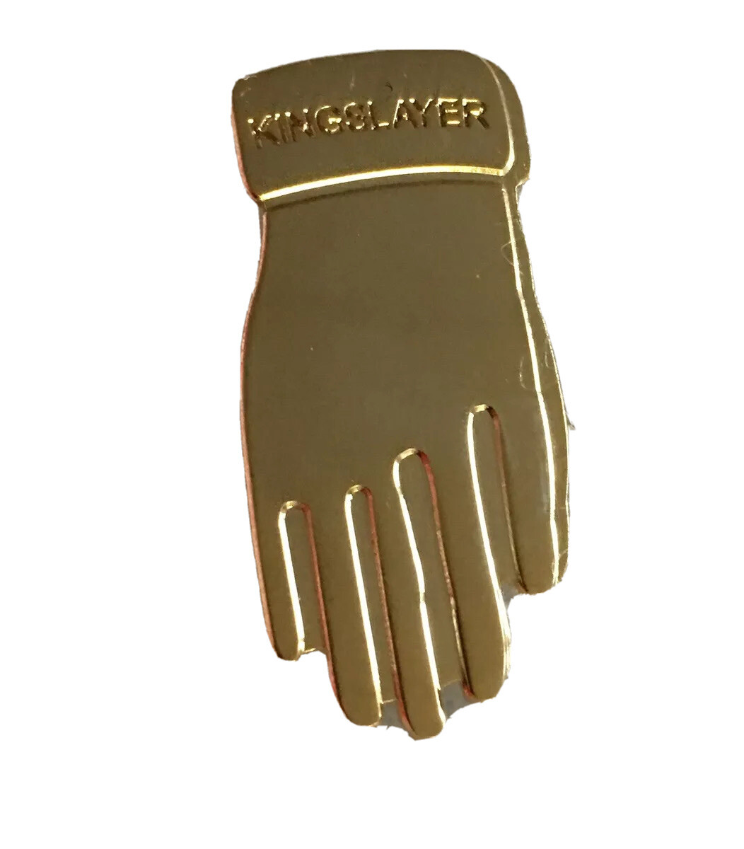 King Slayer Pin Hand Of The King Lapel Pin Thrones Gold Tone Glove ...