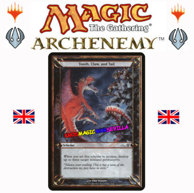 MTG Tooth, Claw, and Tail ARCHENEMY ENGLISH NM | eBay