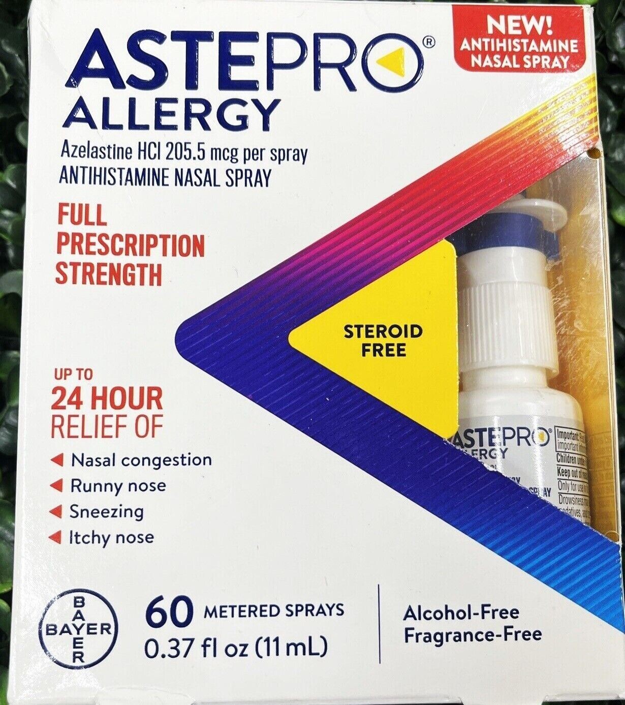 ASTEPRO Allergy Nasal Spray - 60 Metered Sprays 0.37 oz. - EXP: 10/2024 ...