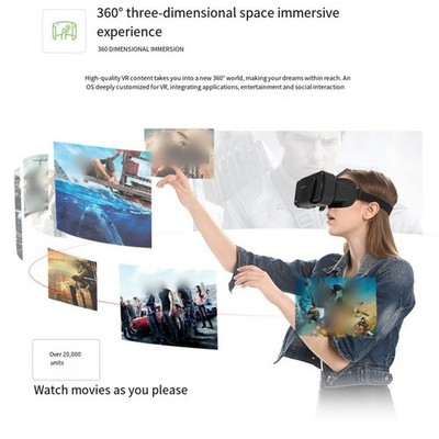 Phone VR Headset for 4 7 to 7 Inch Smartphones with Controller and HD ...