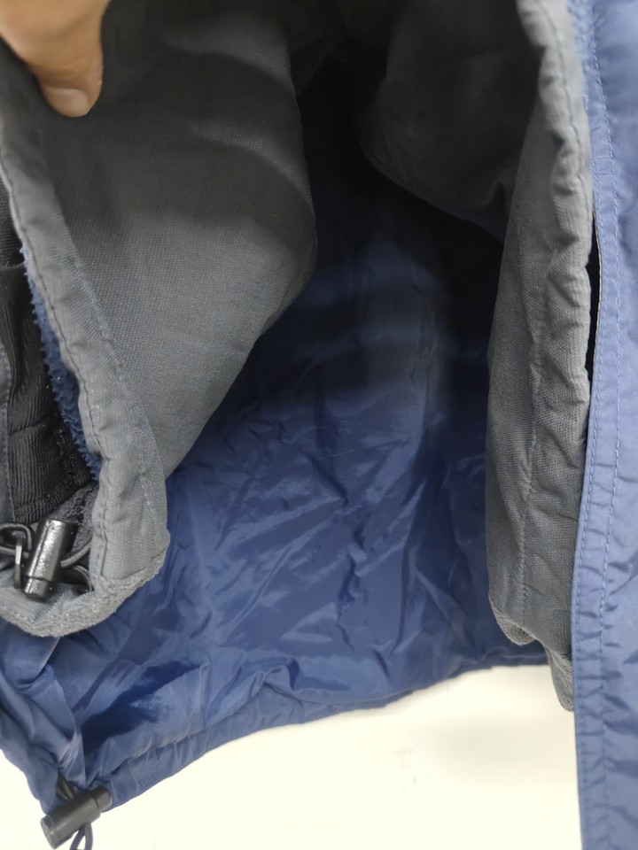 VINTAGE COLUMBIA FLEECED LINED JACKET - MENS LARGE- NAVY BLUE - COAT ...