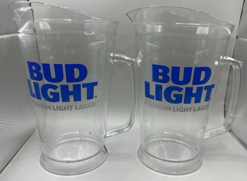 Lot Of 2 ~ Bud Light Plastic Beer Pitchers New Premium Light Lager | eBay