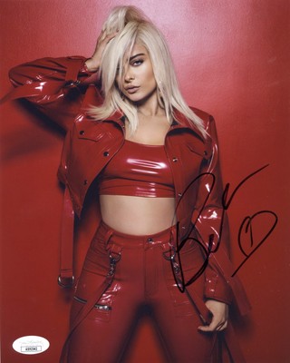 *TIGHT RED LEATHER* BEBE REXHA SIGNED 8x10 PHOTO JSA AUTO | eBay