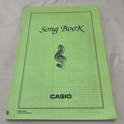 Casio Song Book, Casio Computer Co. LTD Sheet Music | eBay