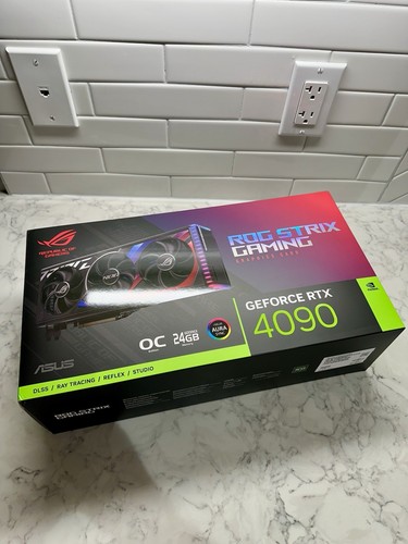 ASUS ROG Strix GeForce RTX™ 4090 OC Edition 24GB GDDR6X - NEW OPEN BOX ...