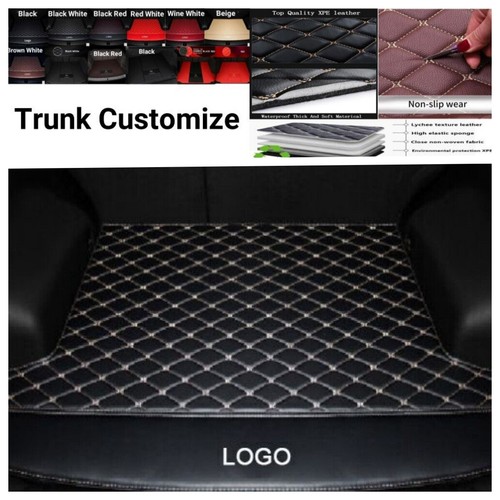Customize For Trunk All Models Car Floor Mats Embroidery Leather Luxury ...