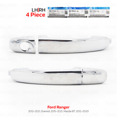 Fits Ford Ranger 2012 - '21 Keyhole + Keyless Front Lh/Rh Door Handle ...