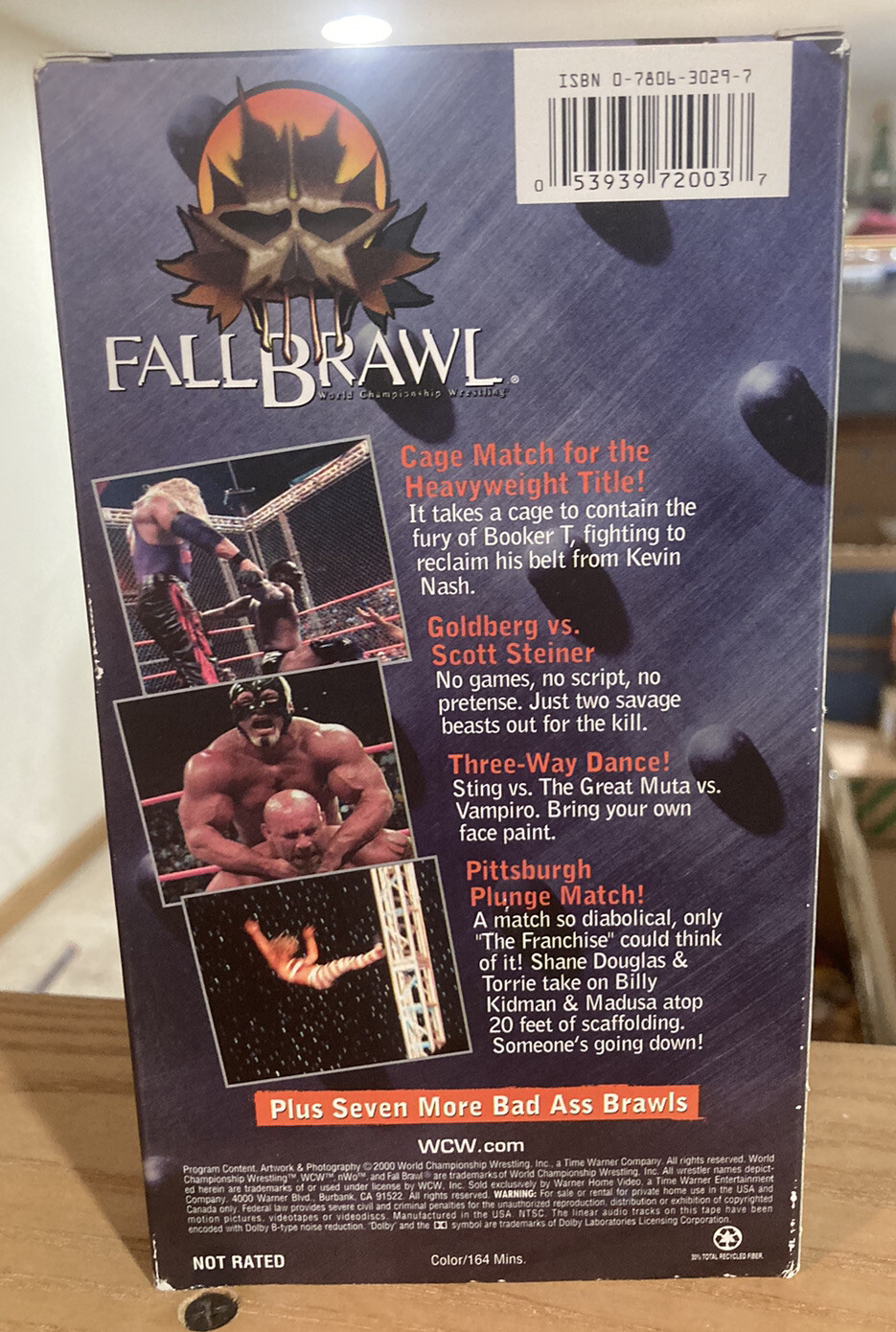 WCW Fall Brawl 2000 VHS WWE WWF ECW GOLDBERG NWO STING | eBay