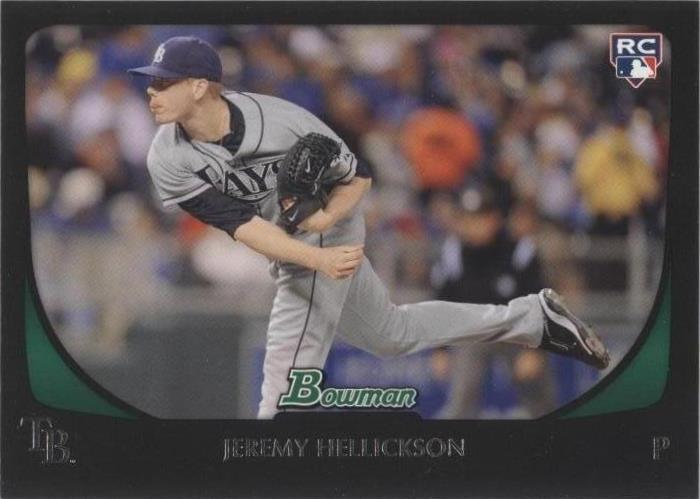 2011 Bowman - Jeremy Hellickson #199 (RC) for sale online | eBay