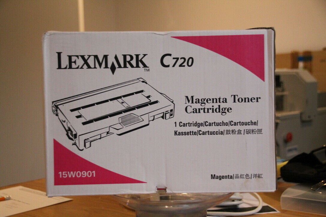 Lexmark C720 15W0901 Magenta Colour Printer Toner Cartridge | eBay ...