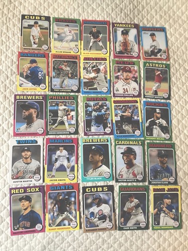 (30) 2024 Topps Heritage Rookie Cards. Includes SP/Color Variations. | eBay