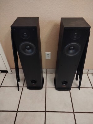 Polk Audio R30 Two Way Video Shielded Floor Standing Speakers | eBay