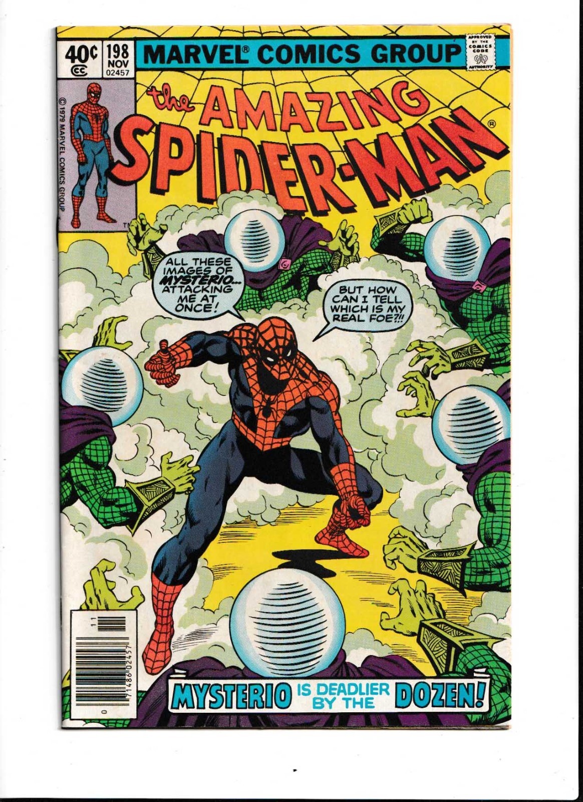 AMAZING SPIDER-MAN #198 (1979) Mysterio (Quentin Beck) Appearance | eBay