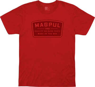 Magpul Go Bang T-Shirt Short Sleeve Red Large MAG1111-610-L | eBay