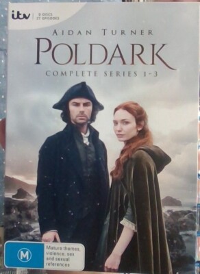 Poldark - DVD Box Set Season 1, 2, 3 Genuine Australian Region 4 PAL (9 ...