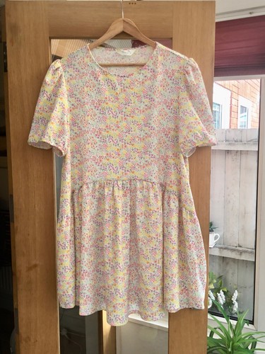 New Ditsy Floral Popover Summer Tunic Top Size XL ( 18 / 20 ...