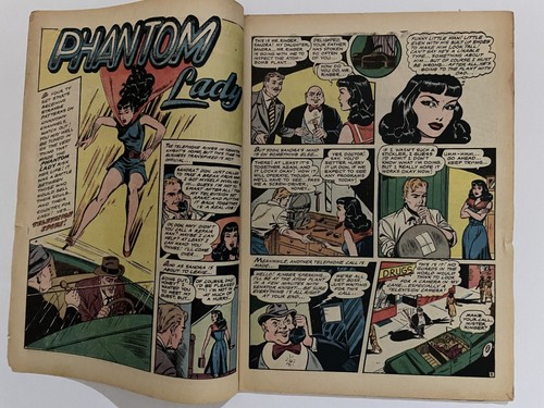 Phantom Lady 3 Golden Age Ajax/Farrell 1955 Coverless-Complete | eBay