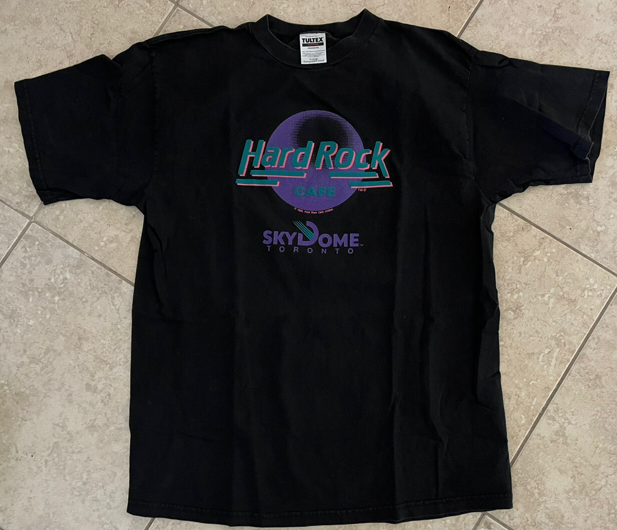 Vintage 1989 Hard Rock Cafe Toronto Canada Skydome Tu… - Gem