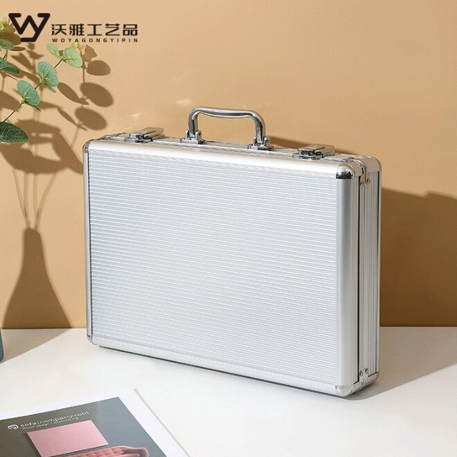 Aluminum Watch Case 24 Grids Briefcase Storage Box Watches Collectors ...